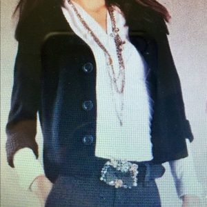 CAbi | Sweaters | Cabi Jackie O Black Cropped Cardi Sweater | Poshmark